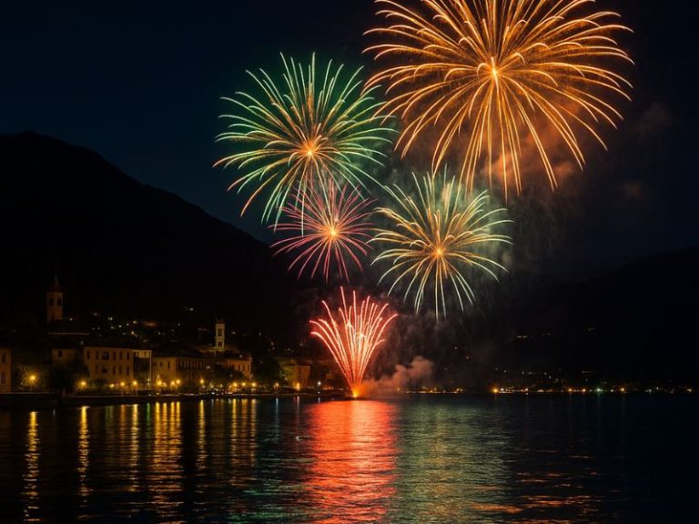 Fuochi d’Artificio Ferragosto 2025 Gravedona | Programma e Orari